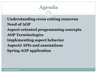 Spring AOP in Nutshell | PPT