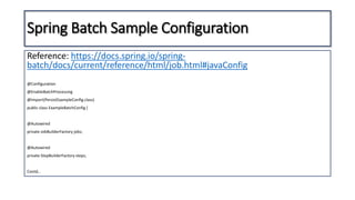 Spring Batch | PPT