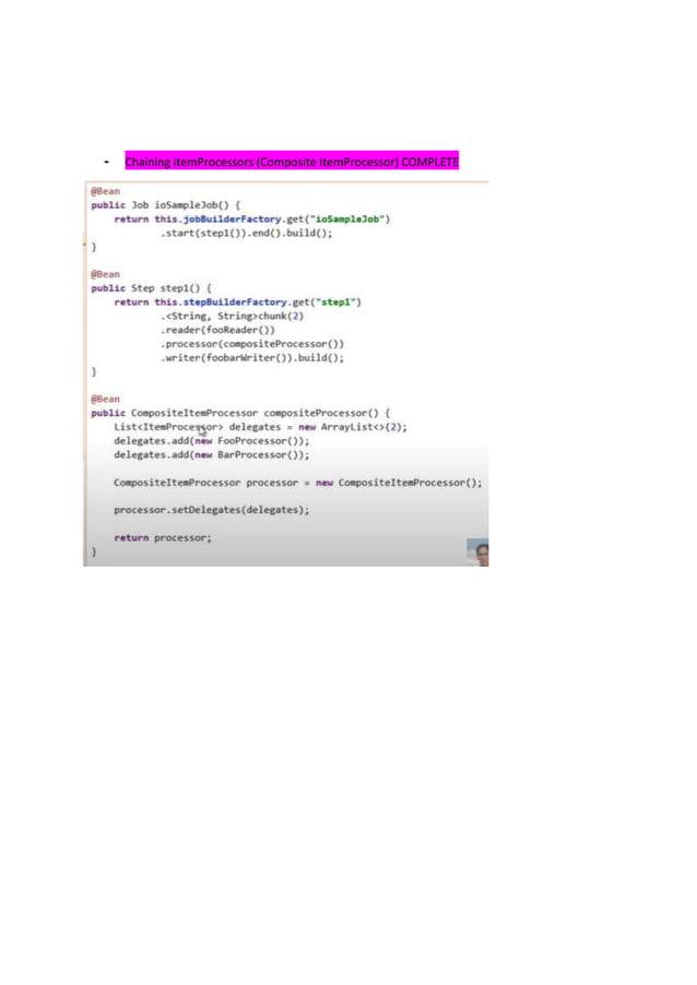springn batch tutorial | DOCX