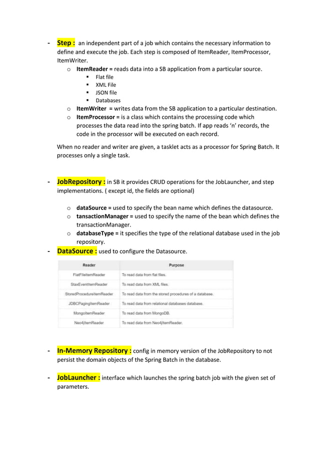 springn batch tutorial | DOCX