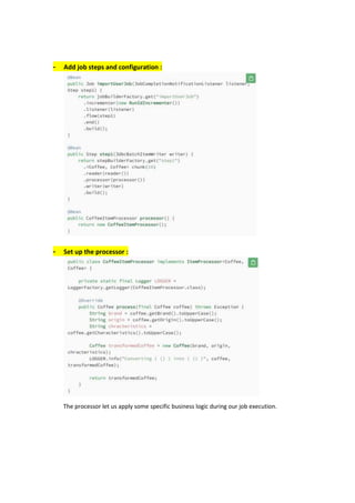 springn batch tutorial | DOCX