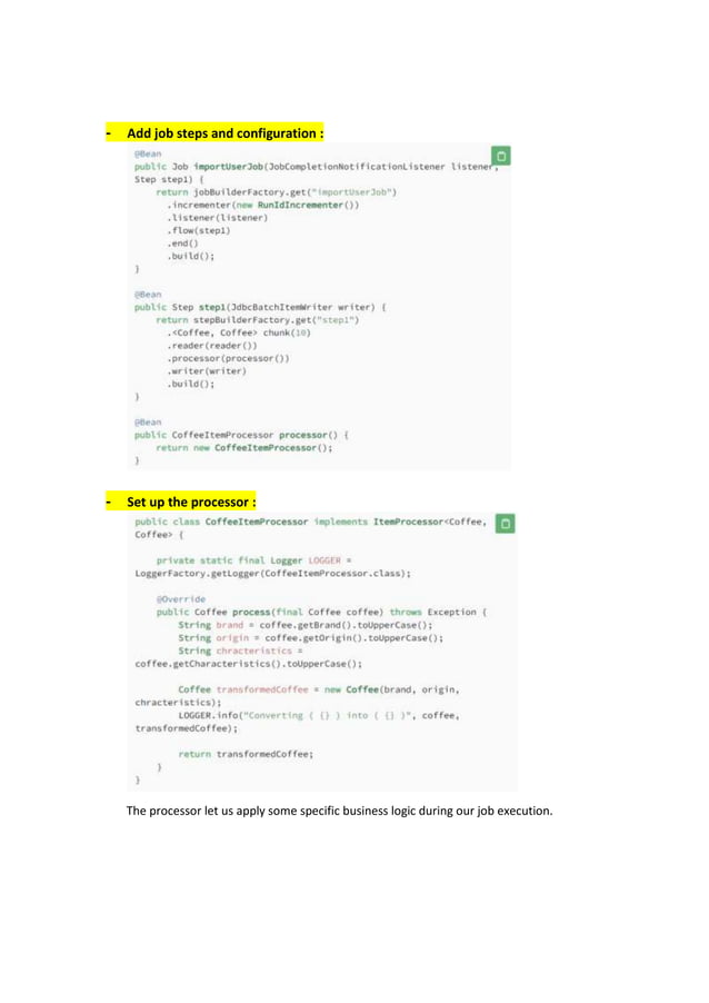 springn batch tutorial | DOCX
