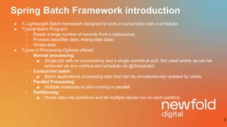 Spring batch in action | PPT