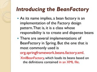 Spring bean mod02 | PDF | Programming Languages | Computing