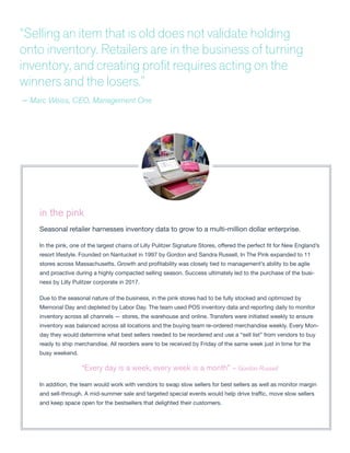 Retail Inventory Report by Springboard Retail | PDF