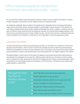 Retail Inventory Report by Springboard Retail | PDF
