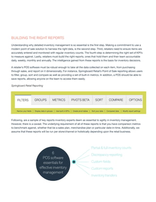 Retail Inventory Report by Springboard Retail | PDF