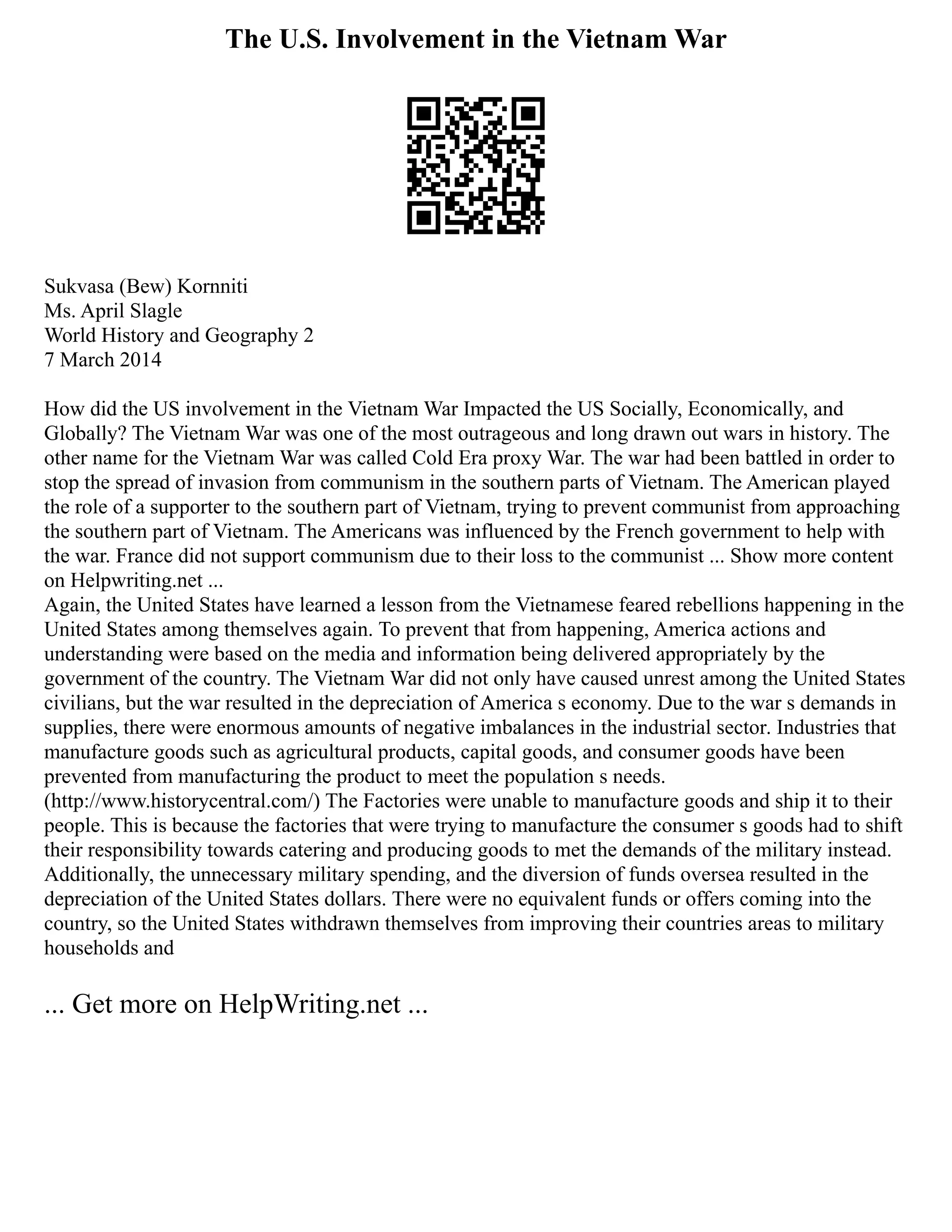 Springboard Stories - Writing Instructions | PDF