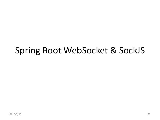 Spring Boot And Websocket