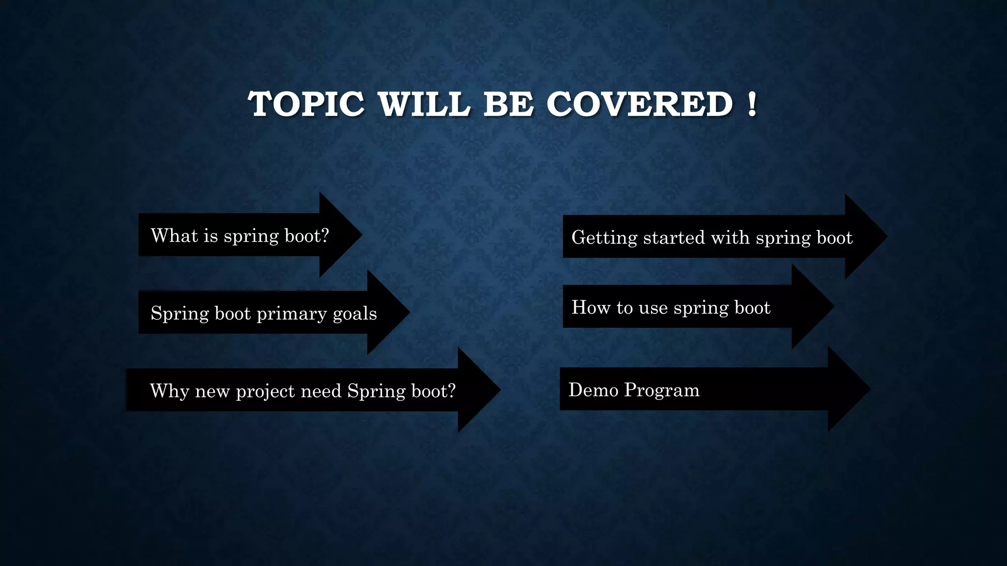 Spring boot | PPTX | Programming Languages | Computing