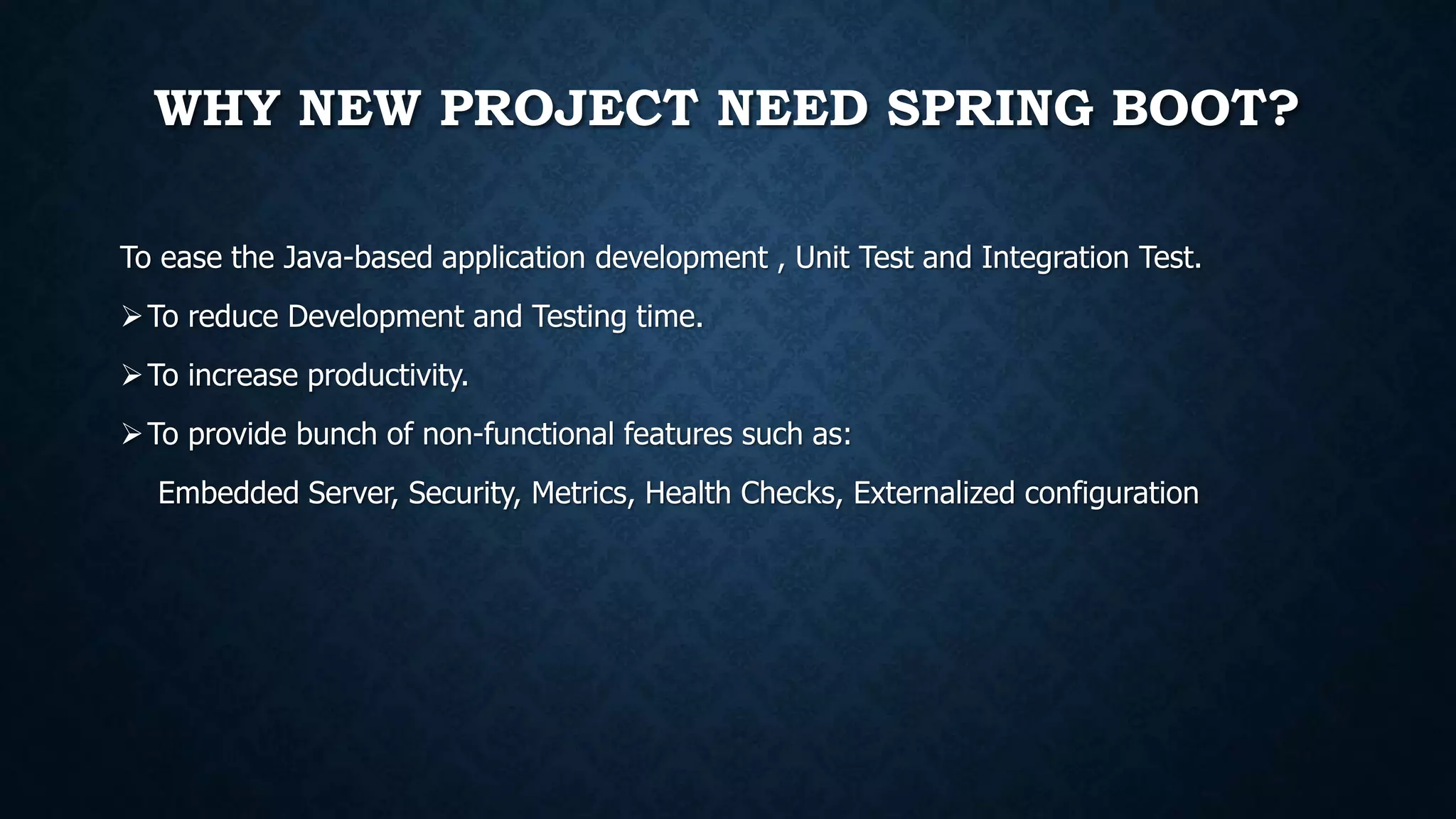Spring boot | PPT Spring boot | PPT