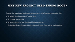 Spring boot | PPTX | Programming Languages | Computing