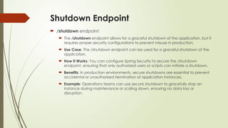 Beginner's guide to Springboot - Actuator | PPTX