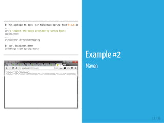 Spring Boot and JHipster | PPT