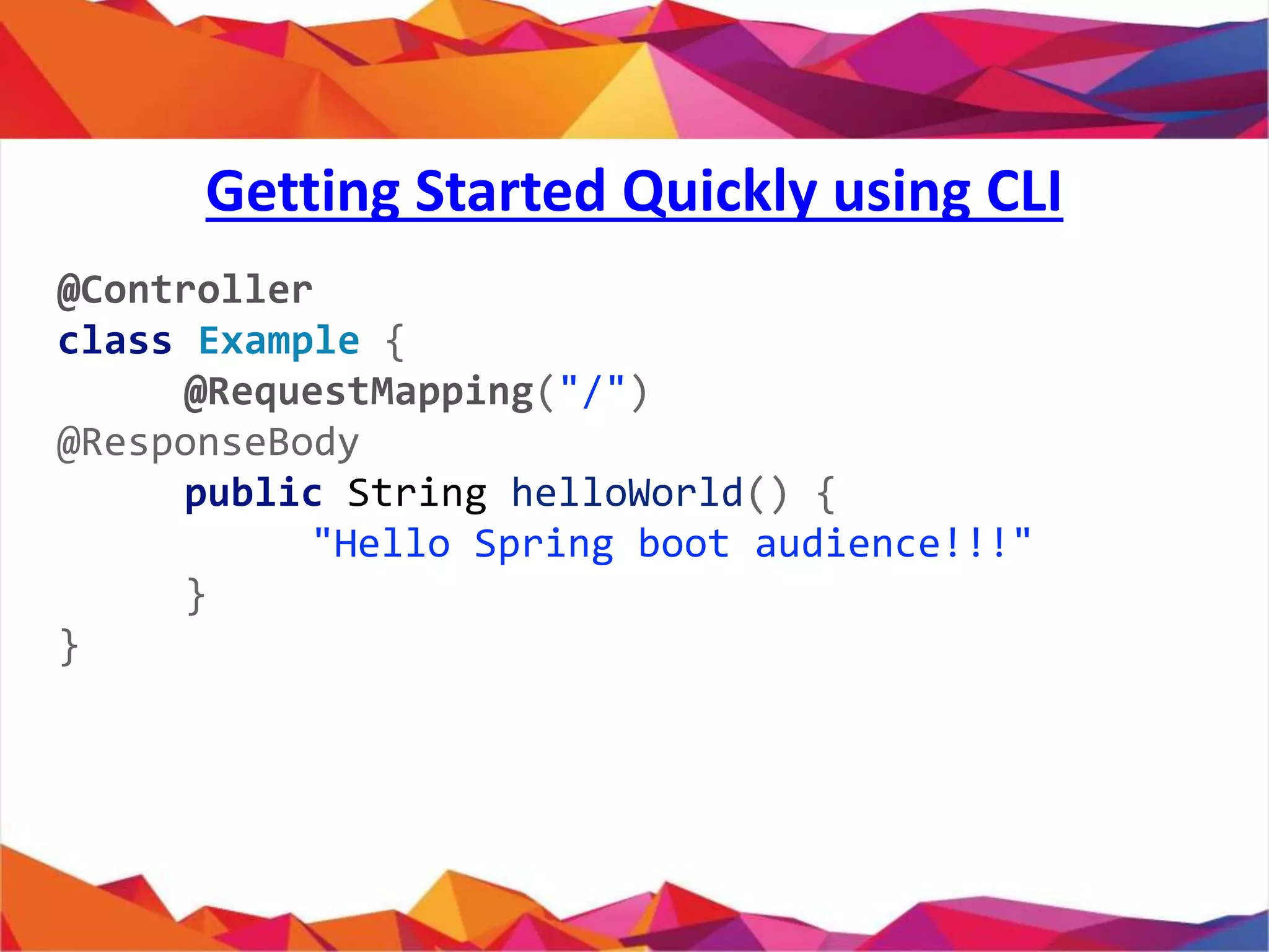 Spring boot Introduction | PPTX