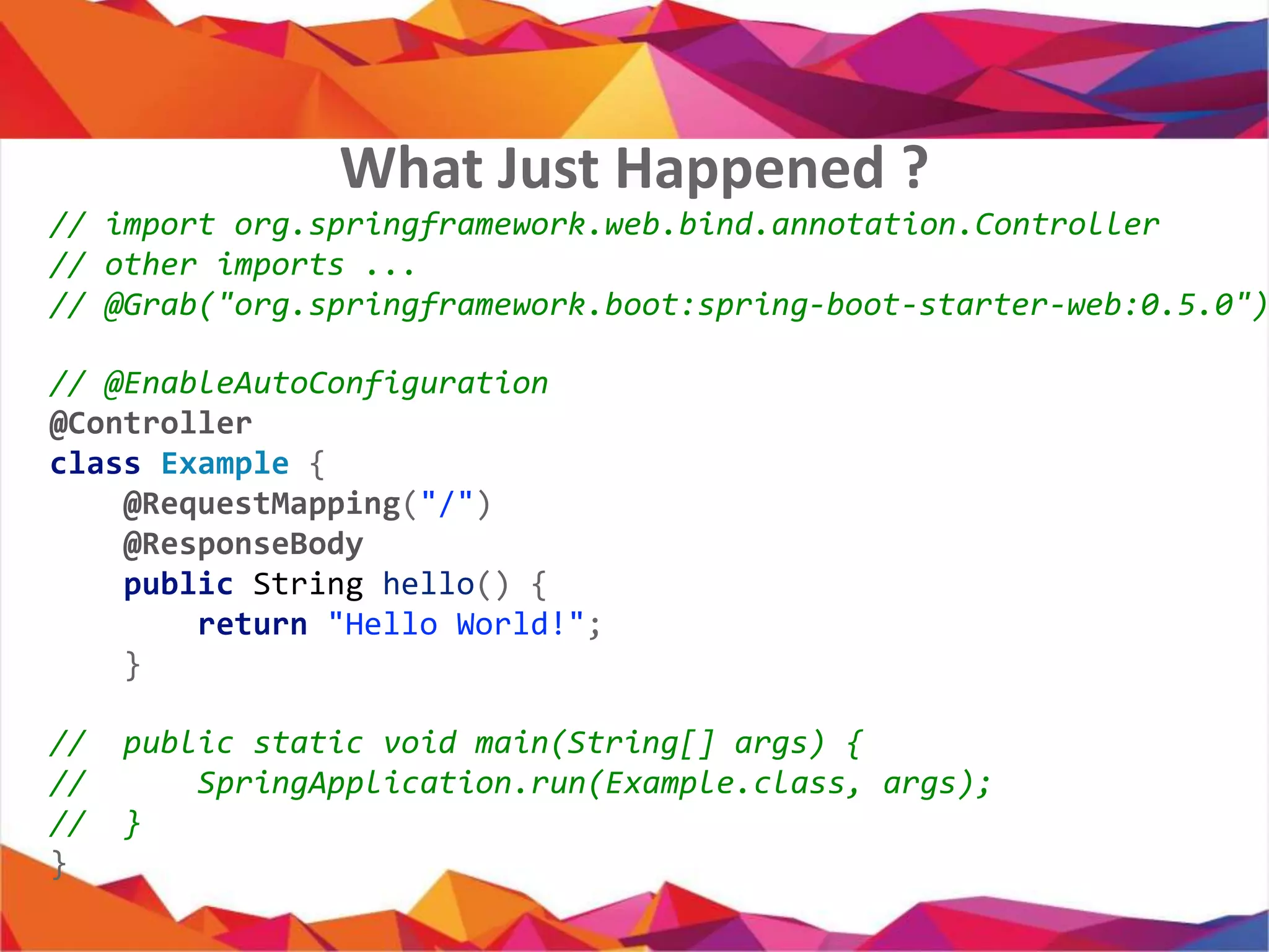 Spring boot Introduction | PPTX