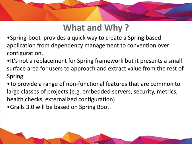 Spring boot Introduction | PPTX