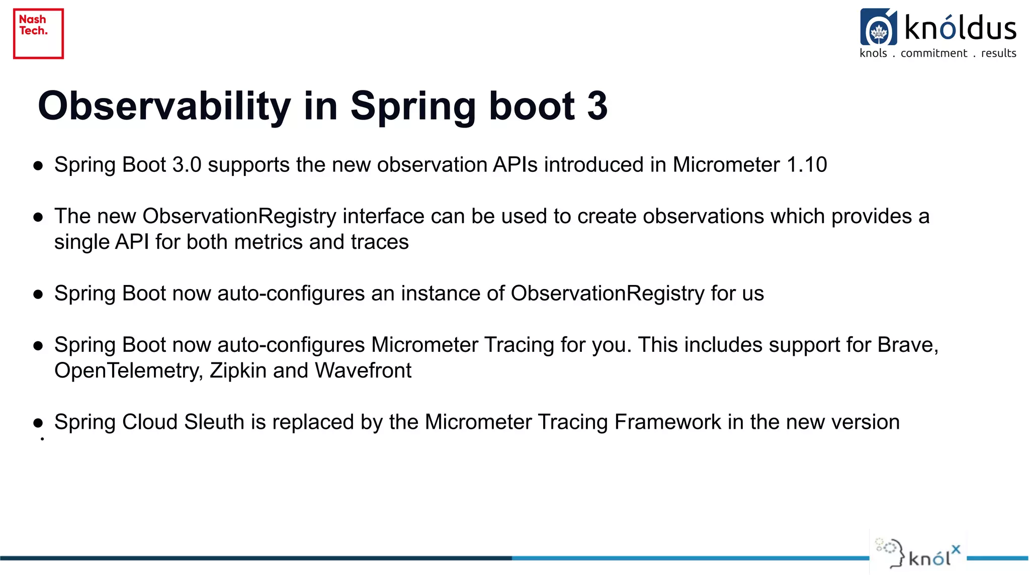SpringBoot 3 Observability | PPT