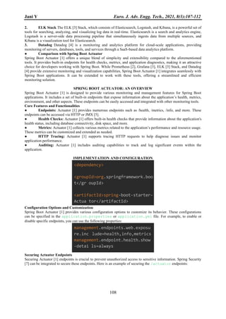Spring boot Actuator : Monitoring and Managing Production Ready App | PDF