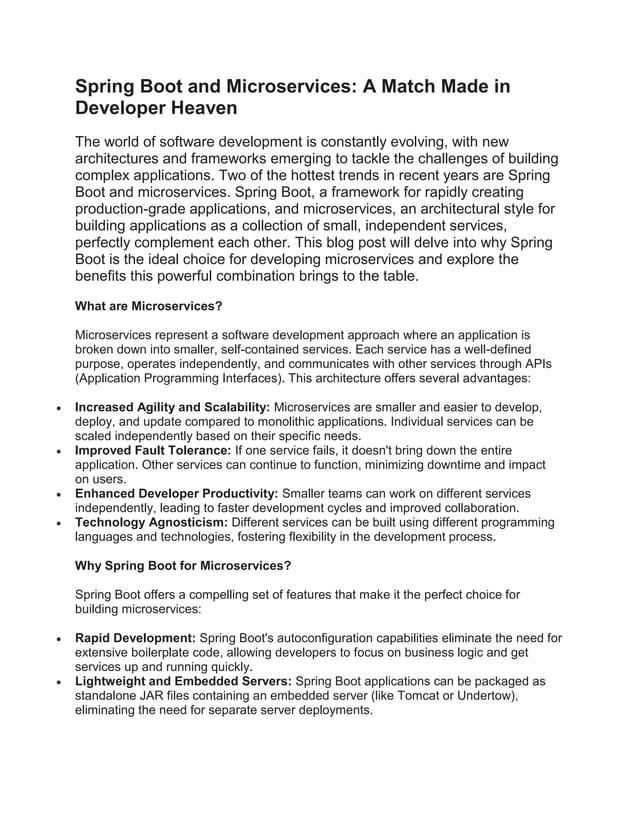 Best Spring Boot & MicroServices Classroom & Online Training Naresh-IT ...