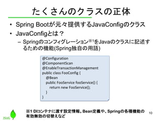 怖くないSpring Bootのオートコンフィグレーション | PDF