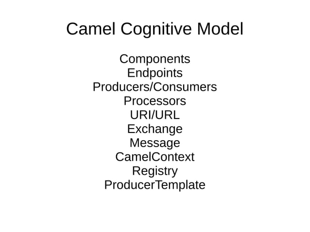 Springboot and camel | PPT