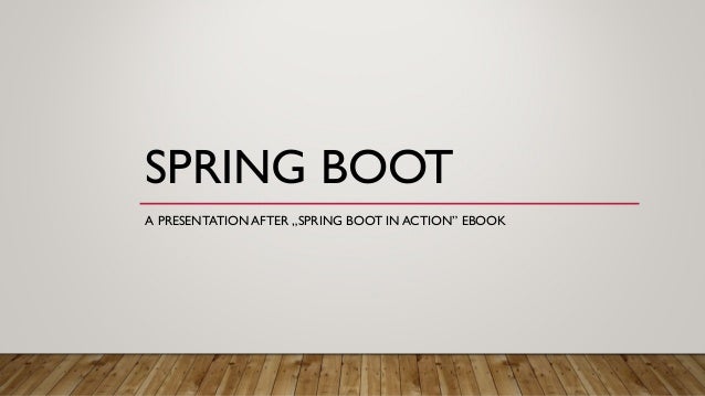 Spring Boot in Action