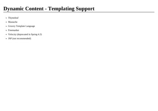 Spring Boot in the Web Tier - Dave Syer | PPT