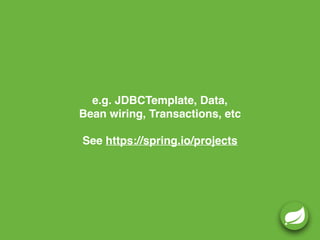 Spring Boot Lightning Talk | PPT