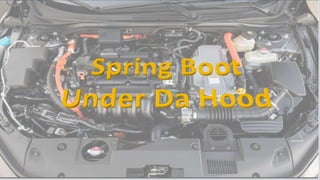 Spring boot Under Da Hood | PPT
