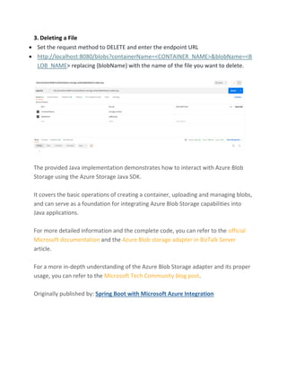 Spring Boot with Microsoft Azure Integration.pdf | Cloud Computing ...