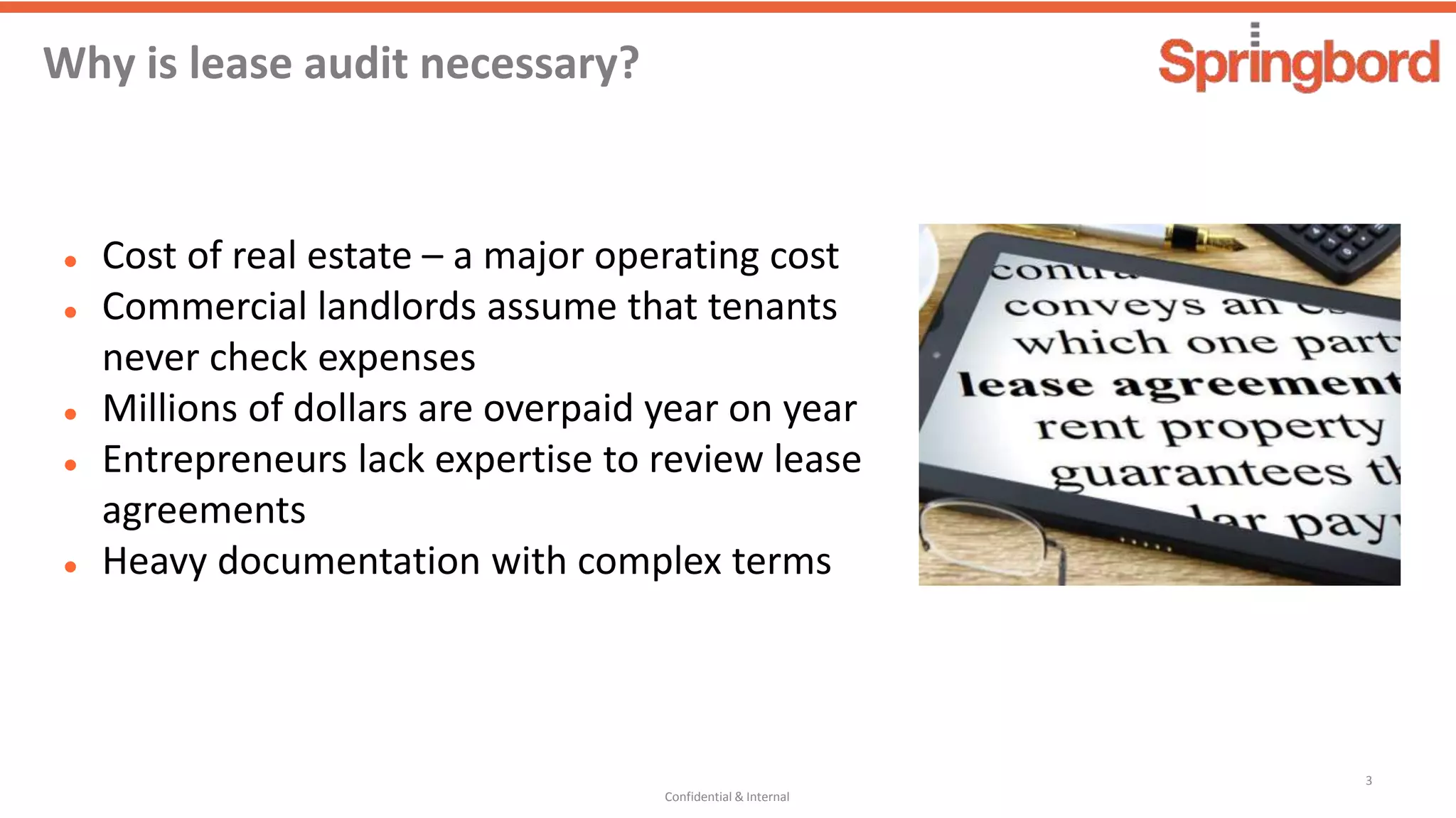 Commercial Lease Audit Services | PPTX