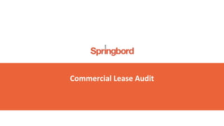 Commercial Lease Audit Services | PPTX