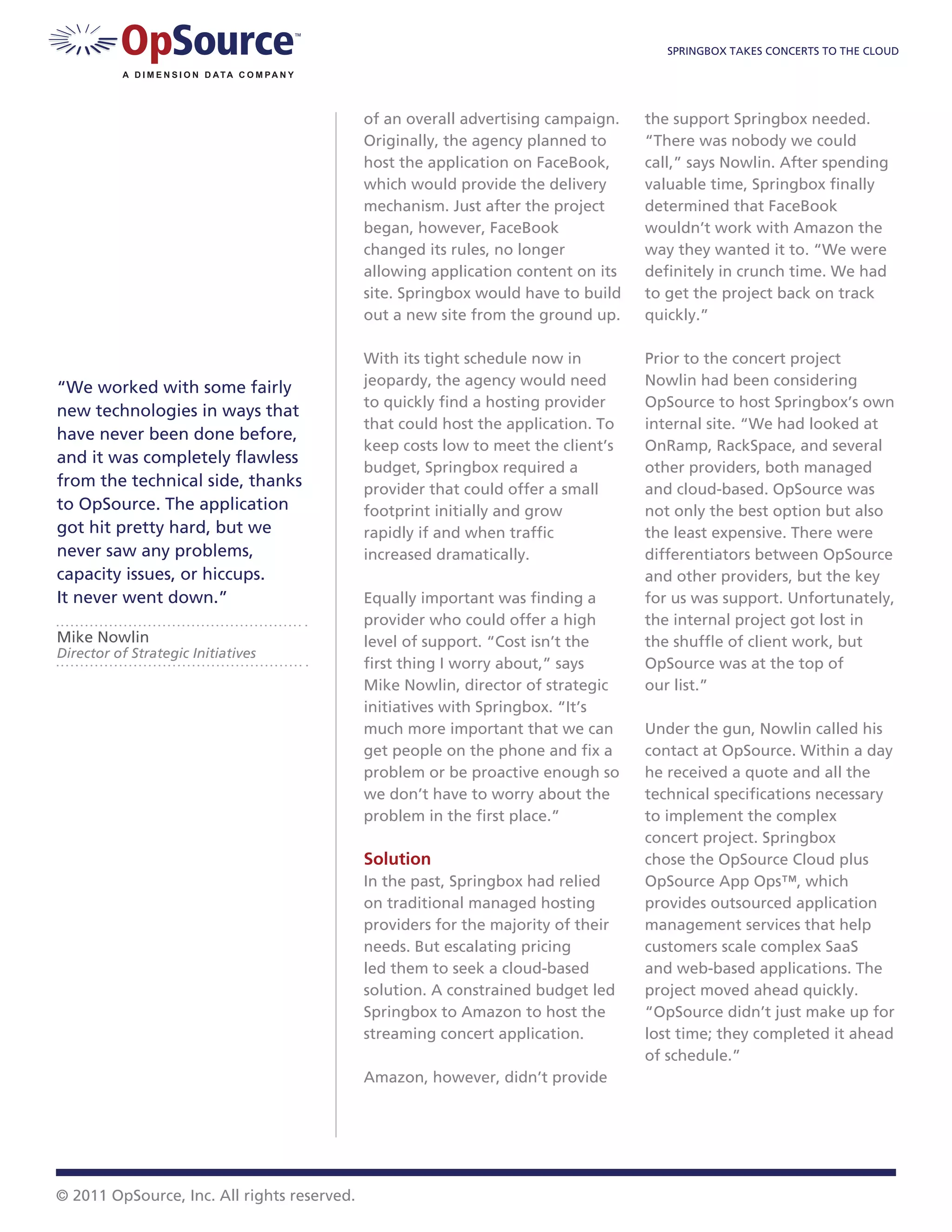 Case study: Springbox | PDF