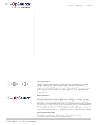 Case study: Springbox | PDF