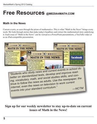 Media4Math's Spring 2012 Catalog | PDF