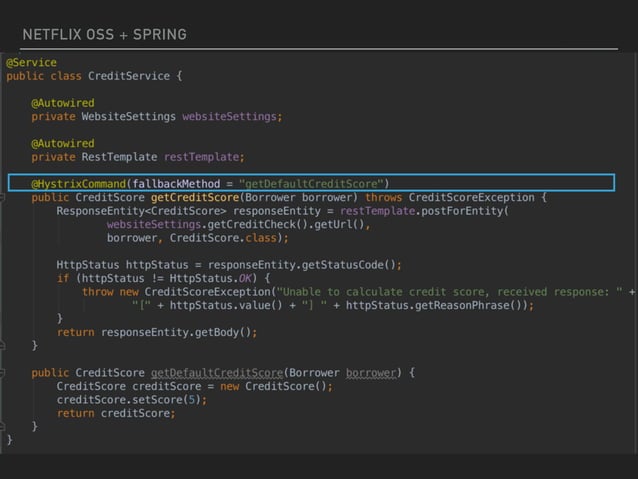 Java Microservices with Netflix OSS & Spring | PPT