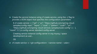 Spring cloud config | PPTX