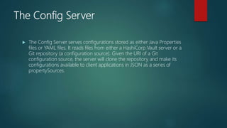 Spring cloud config | PPTX