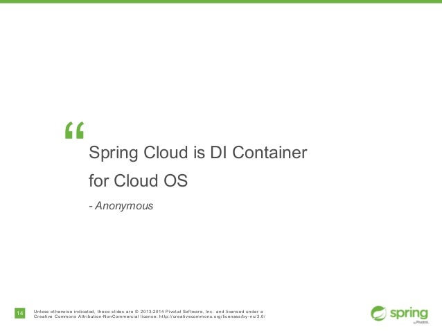 Spring Cloud in a Nutshell