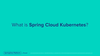 Spring Cloud on Kubernetes | PPT
