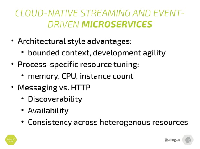 Cloud Native Streaming and Event-Driven Microservices | PPT