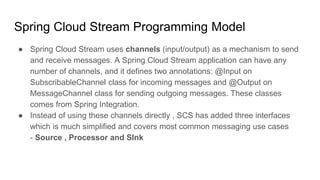 Spring cloud stream overview | PPT