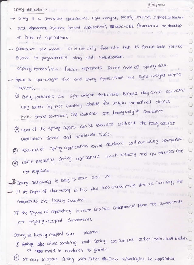 Spring complete notes natraz | PDF