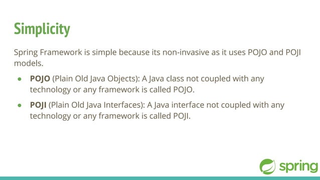 Introduction to Spring Framework | PPT
