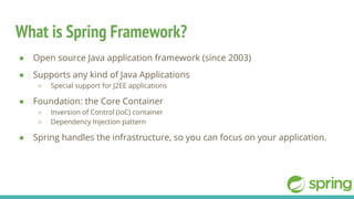 Introduction to Spring Framework | PPT