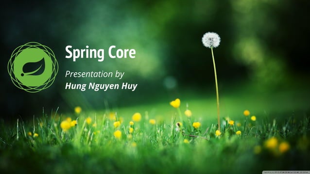 Introduction To Spring Framework Ppt