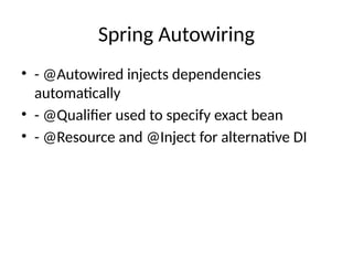 Spring_Core_Web_Technology(according to AKTU) | PPTX