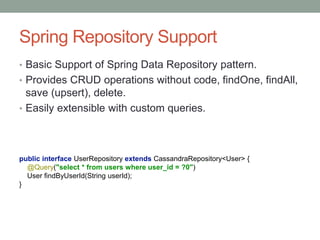 Spring Data Cassandra | PPTX