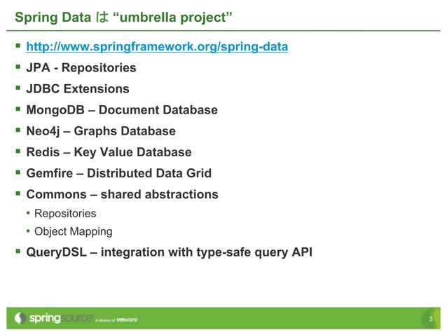Spring Data in a Nutshell | PPT